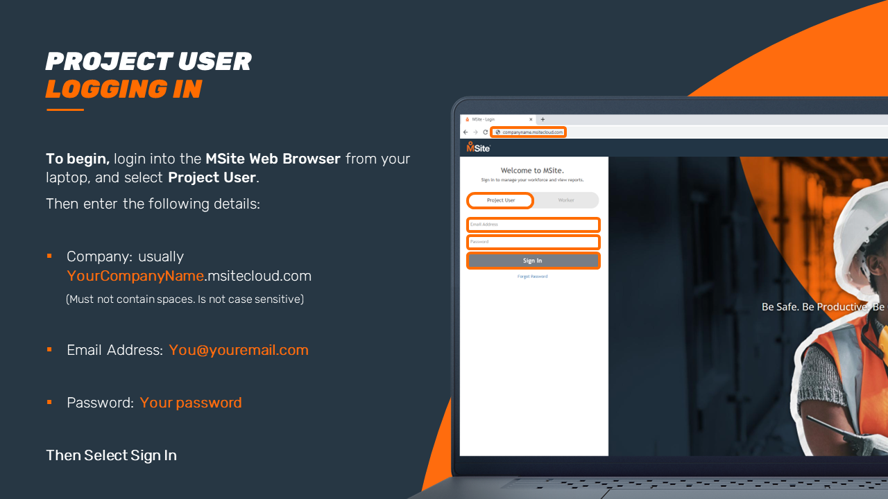 GUIDE - Logging into MSite (Updated) – Human Recognition Systems