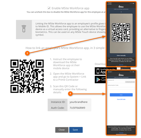 GUIDE - MSite Workforce App - Linking Operatives – Human Recognition ...